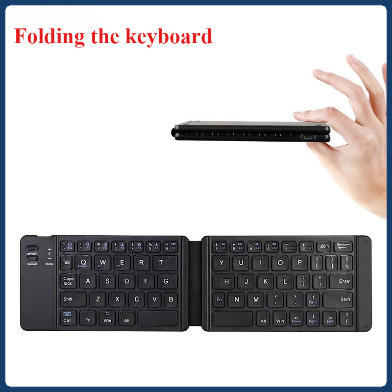 Mini Foldable Keyboard Tablet Phone Charging Bluetooth Wireless ...