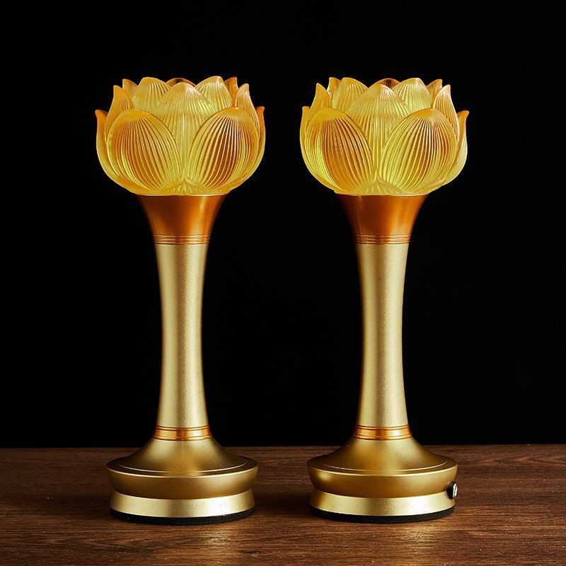New Lotus Lamp for Offering to Buddha, Bodhisattva Lamp, Immortal Lamp ...