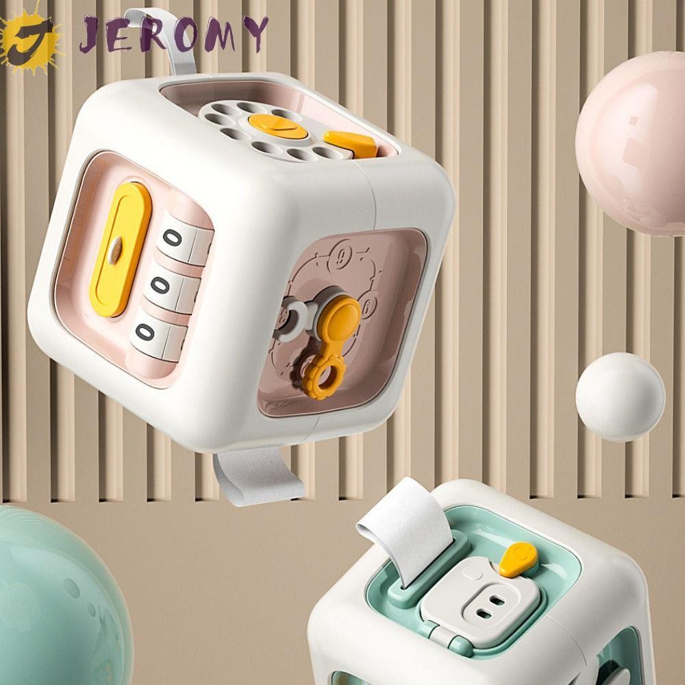 JEROMY Montessori Cube Toys, Practice Skills Educational Multipurpose ...