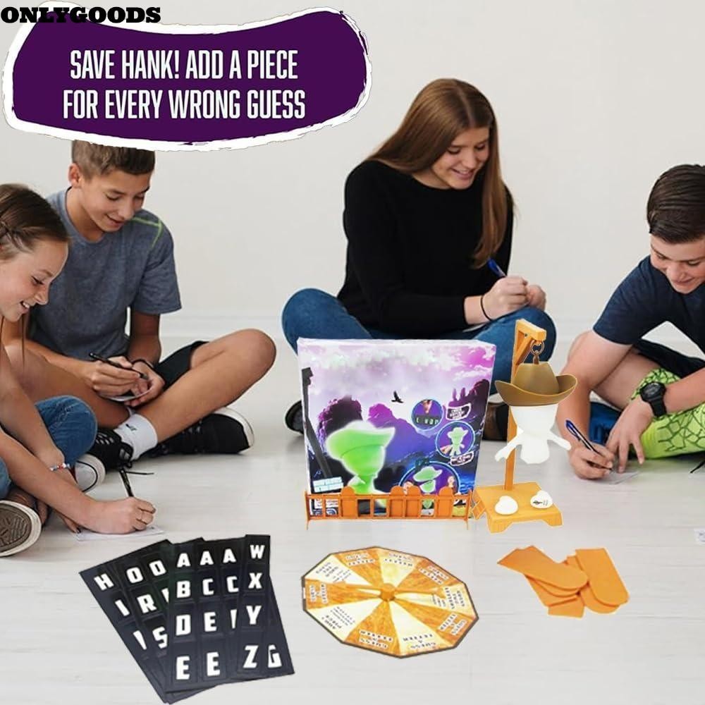 ONLYGOODS Hangman Mystery Word Guessing Game, With Removable Bases ...