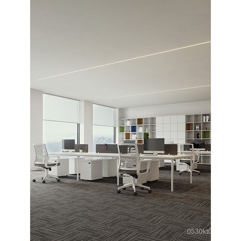Combination Lock6T Computer Desk Workstation Desk Office Desk for Four ...
