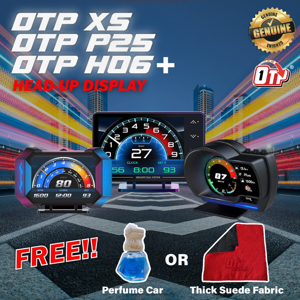 OTP-XS P25 P6 OBD2 Meter Proton Saga BLM Exora Persona Wira VDO Waja ...