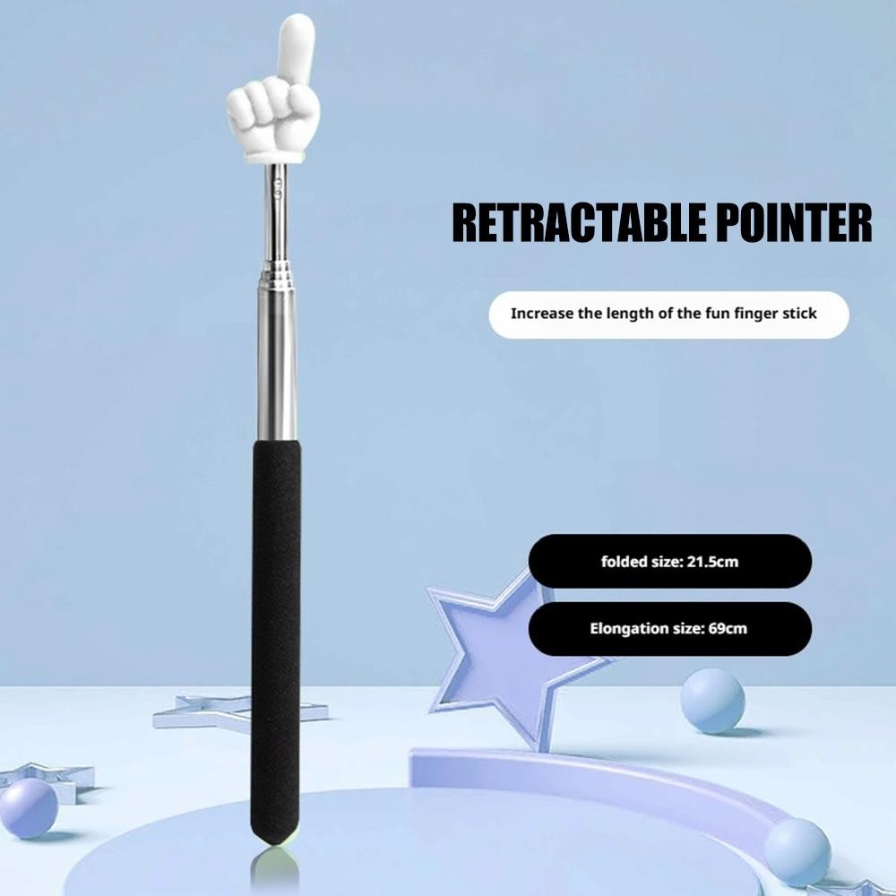 Retractable Pointer Finger Reading Stick Finger Stick Teaching Stick ...