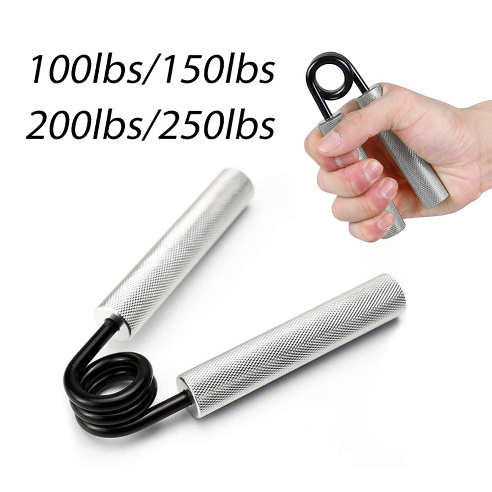 Portable Hand Grip Strength Trainer 100-250lbs Heavy Duty Forearm ...