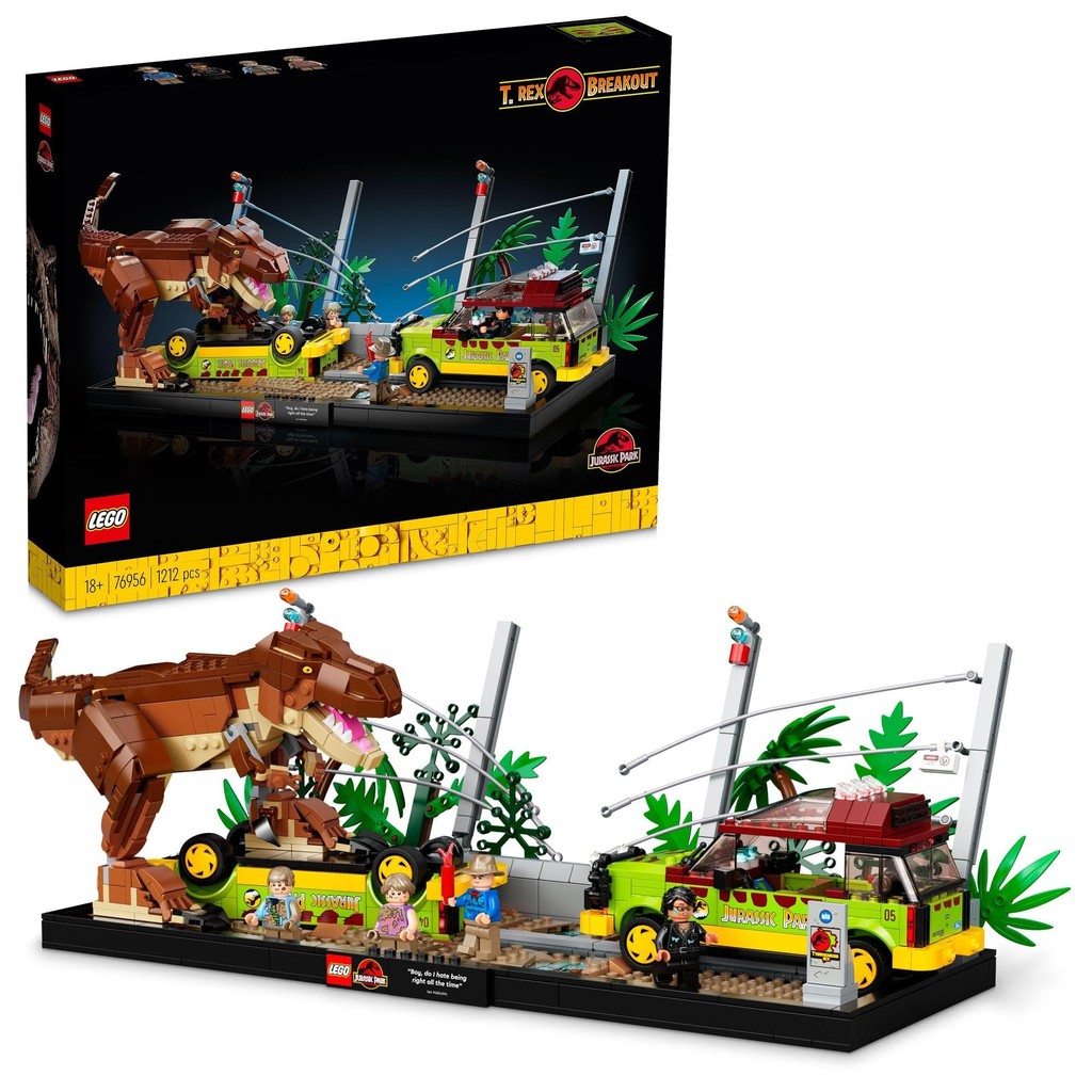 LEGO Jurassic World T-Rex on the Ramp Birthday Gift 76956 Toy Blocks ...