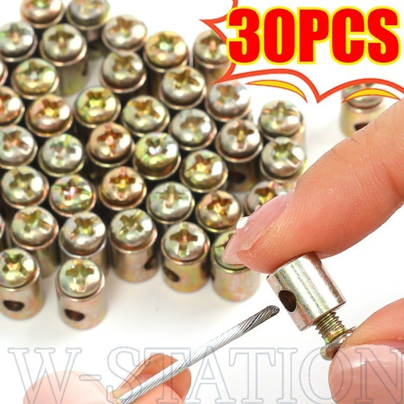 Metal Throttle Cable Clamps - Steel Wire Rope Fixing Buckles - E-Bike ...