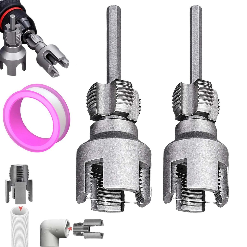 PVC Thread Maker Tool PVC Pipe Threading Tool External Internal Cutter ...