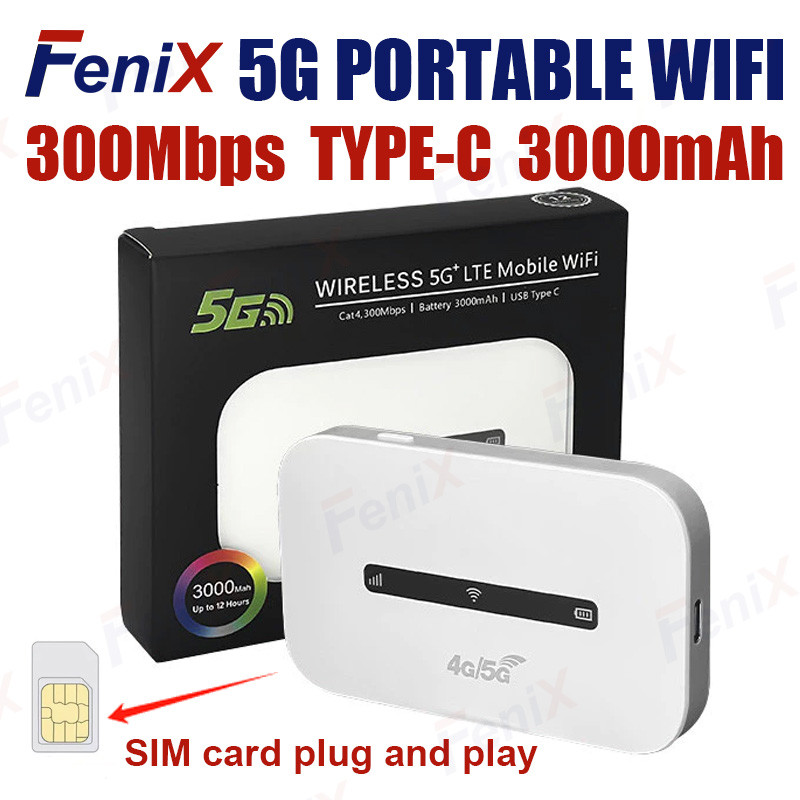 M6 4G/5G WIRELESS ROUTER Pocket WiFi Openline LTE Hotspot Router Modem ...