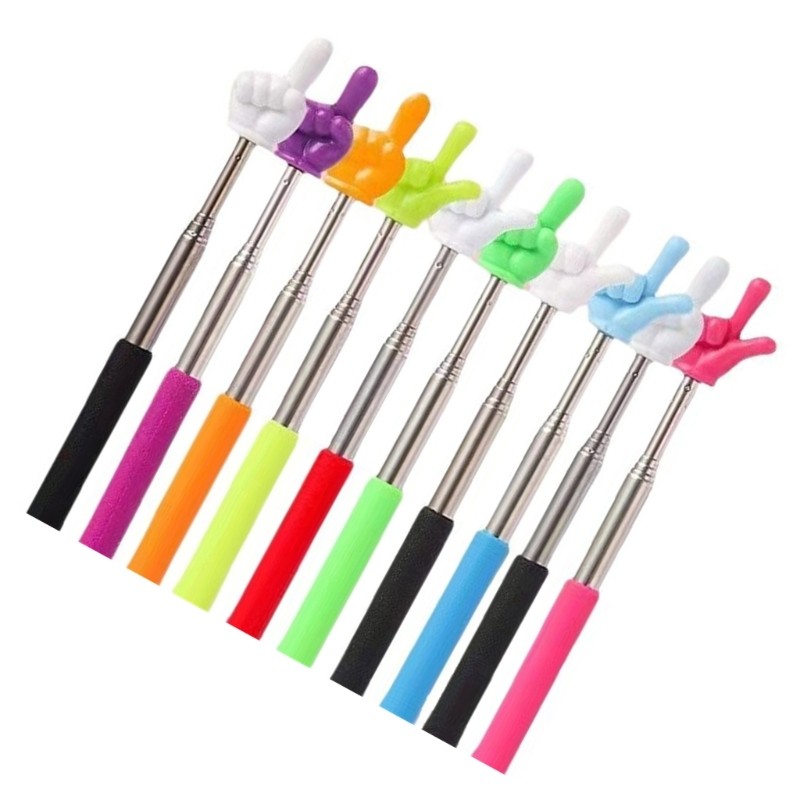MOON Set Of 10 Telescoping Teacher Pointers Retractable Pointing Stick ...