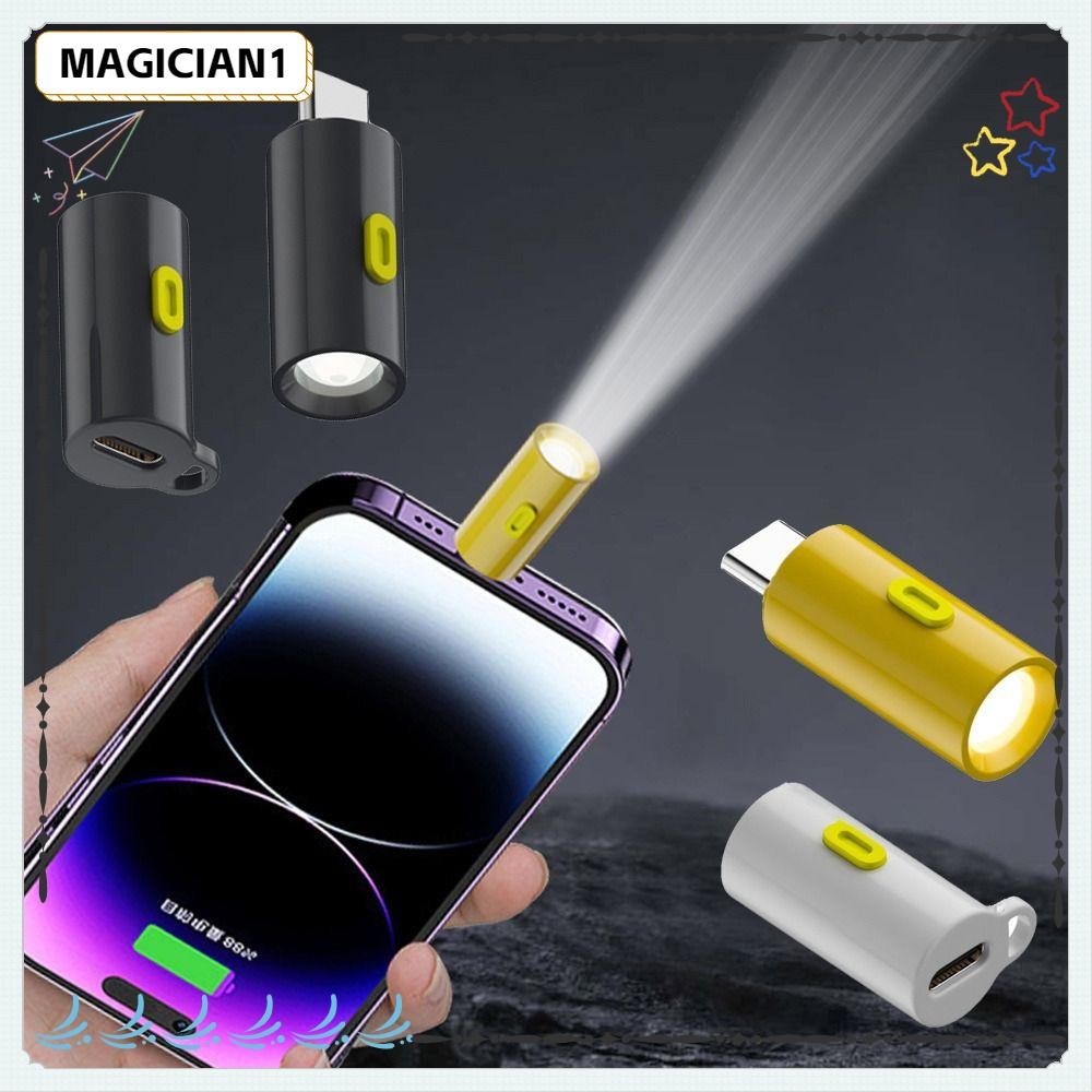 MAGICIANPH Type-C Mini Flashlight, with Lanyard Portable USB C ...