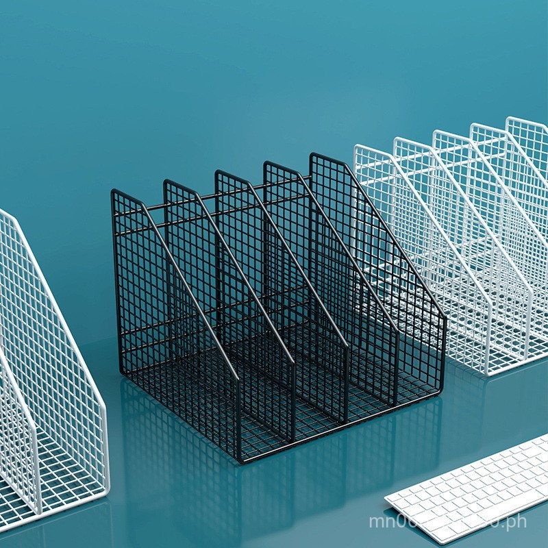 Large Desktop Organizer Office Metal Supplies Desk File Rack File Frame ...