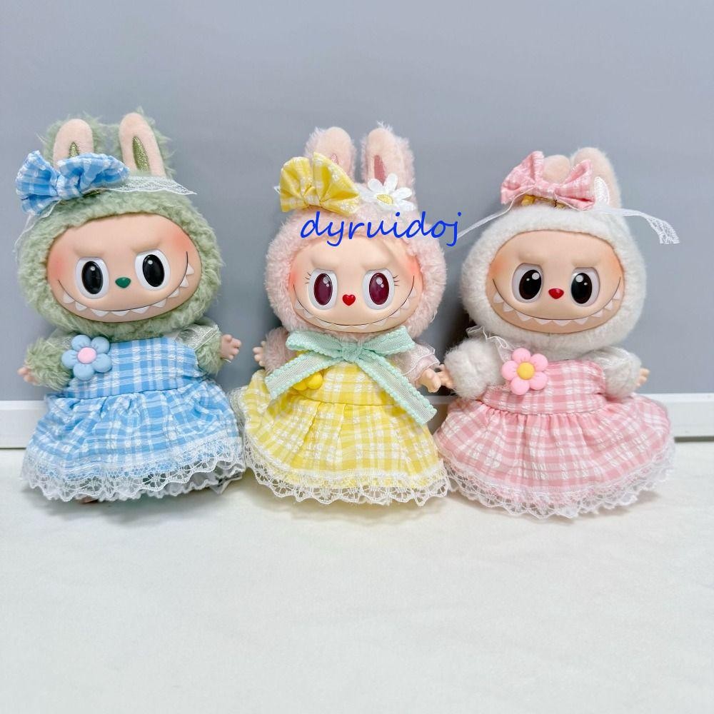 DYRUIDOJ Labubu Doll's Outfit, Handmade Dress Up Sitting Labubu Time ...