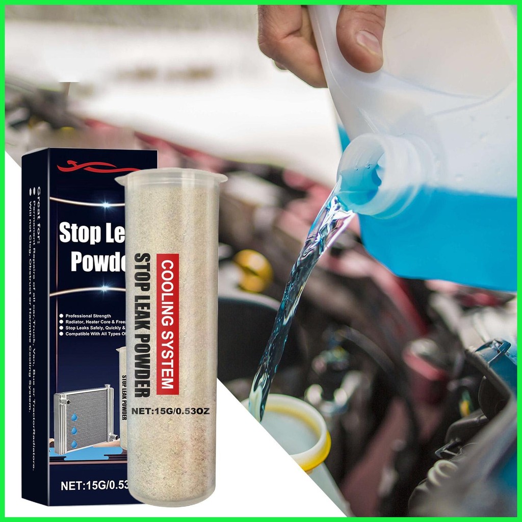 Radiator Stop Leak Sealant Stop Leak Powder Efficient Coolant Leak ...