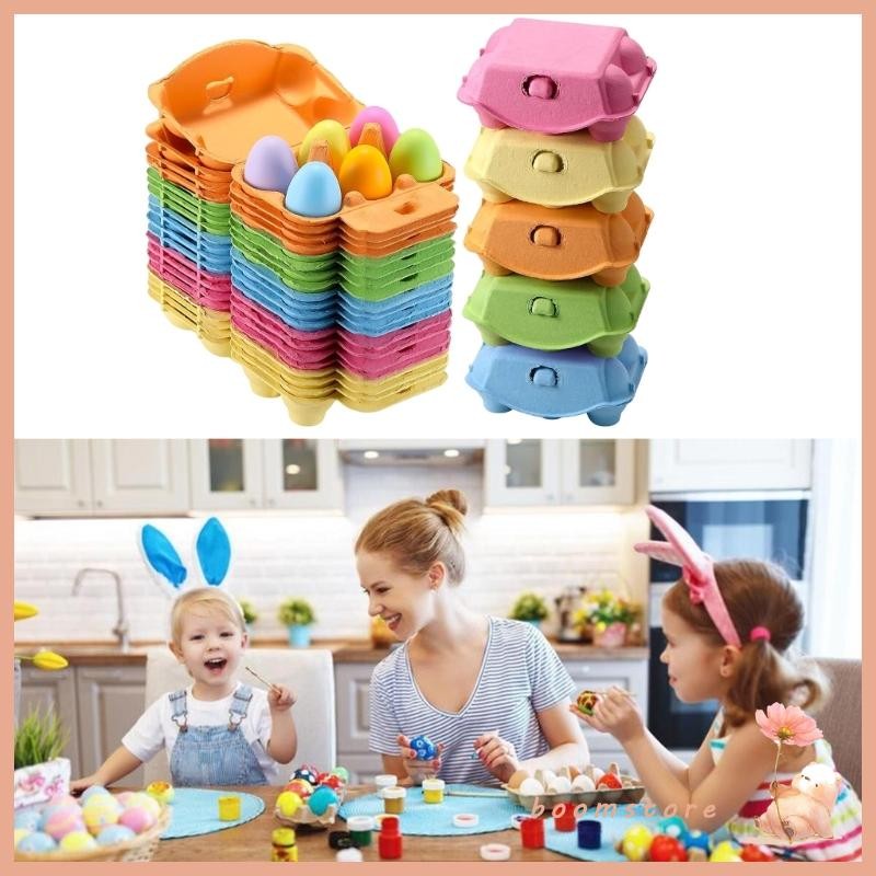 Boom Pack Of 12 Stackable 6 Compartment Eggs Carriers Recycled ...