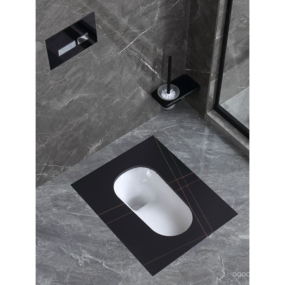 Concealed Water Tank Stainless Steel Panel Rock Slab Squat Toilet ...