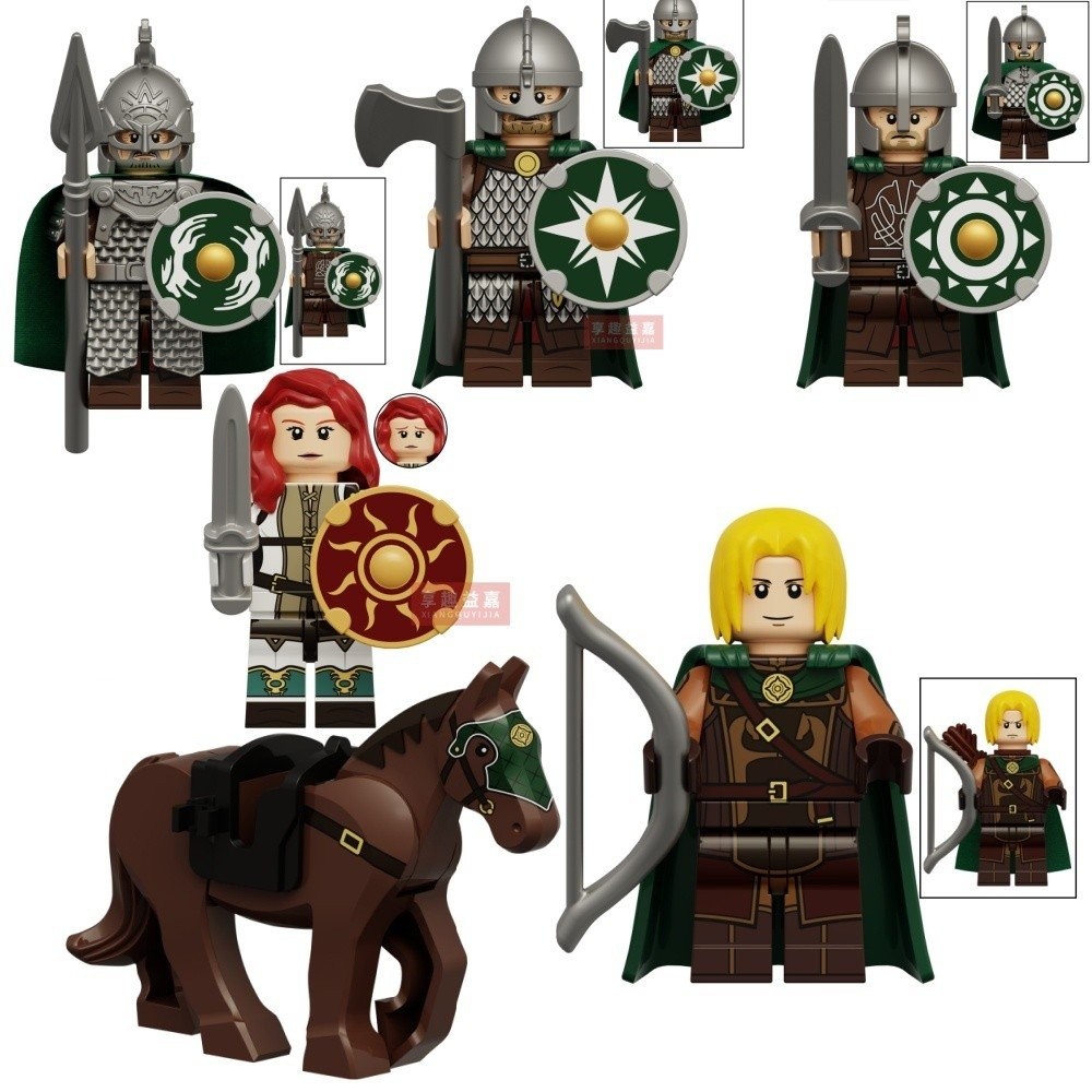 New Third-Party Lord of the Rings Medieval Ancient Rohan Mounted ...