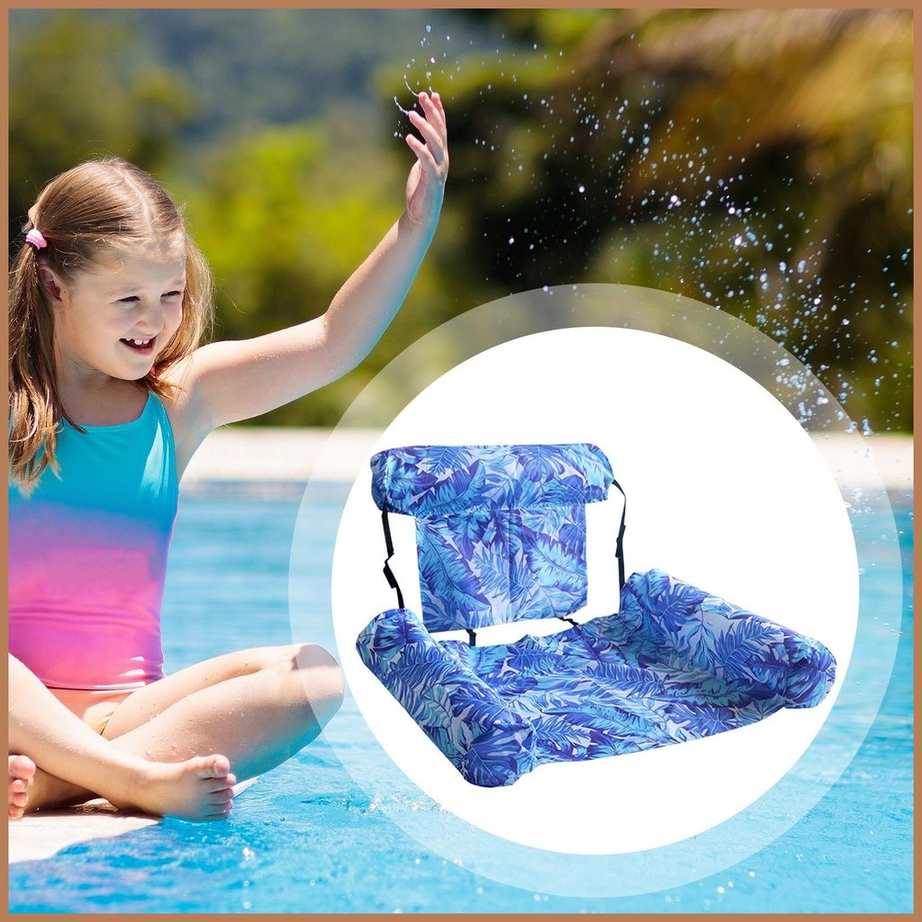Water Floats for Adults Portable Pool Lounge Chair Foldable Water Toy ...