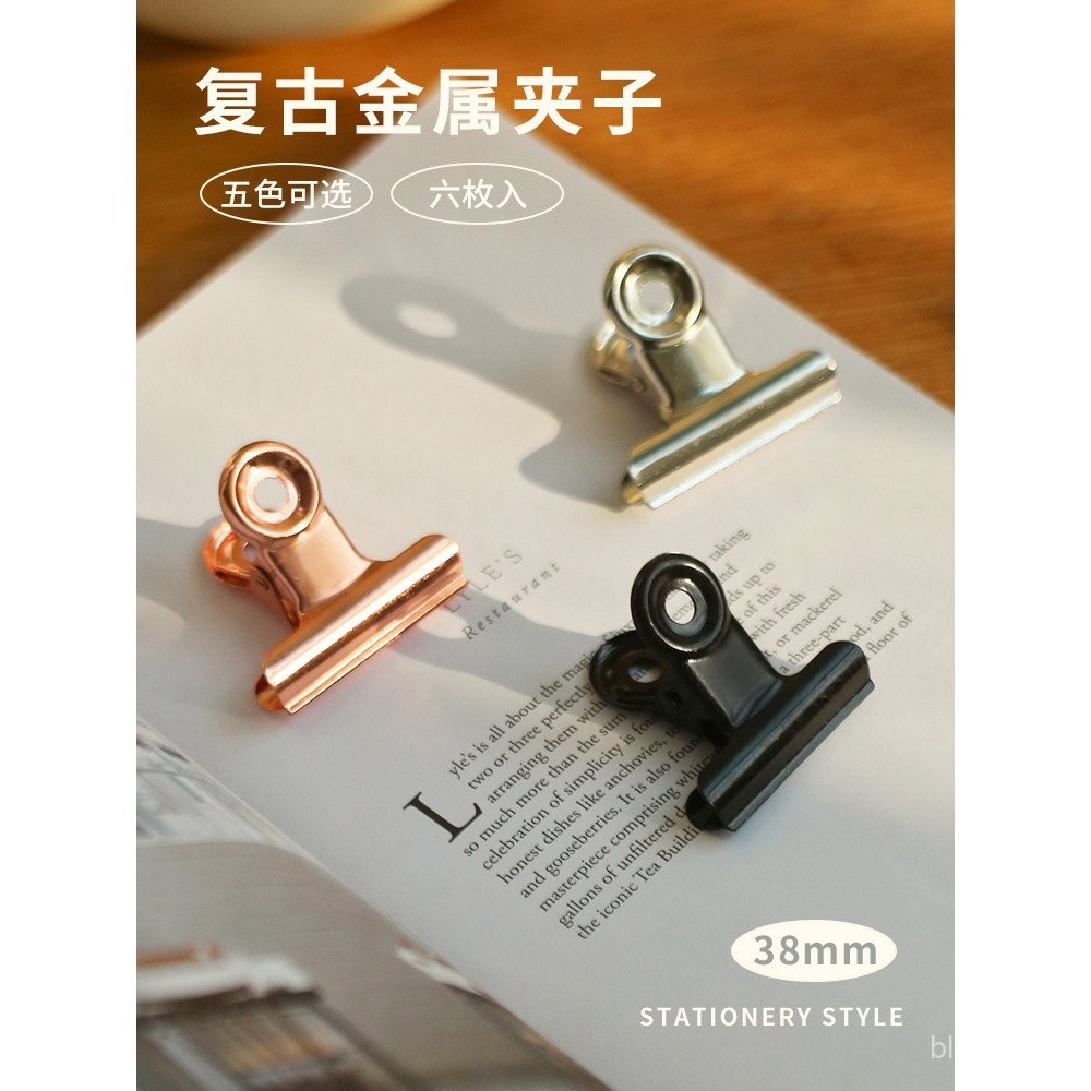 Vintage Metal Clips File Storage Ticket Clips Sealing Receipts Planner ...