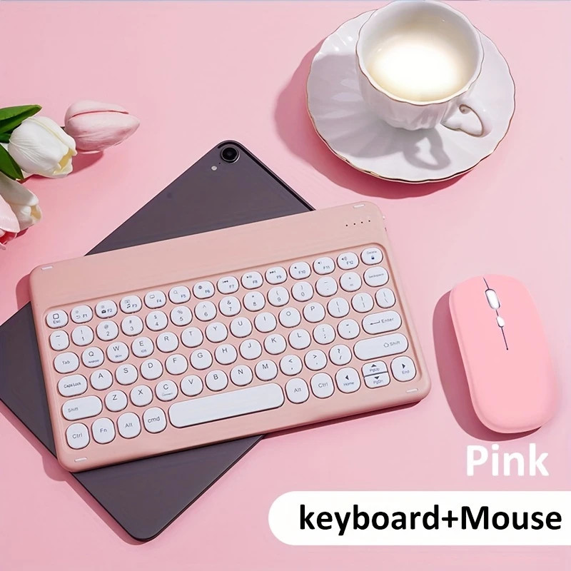 Wireless Bluetooth keyboard and mouse rechargeable mute, detachable set ...