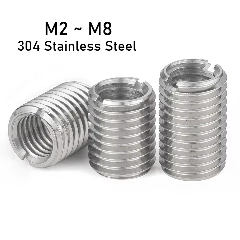 M2~M8 304 Stainless Steel Slotted Inside Outside Self tapping Thread ...