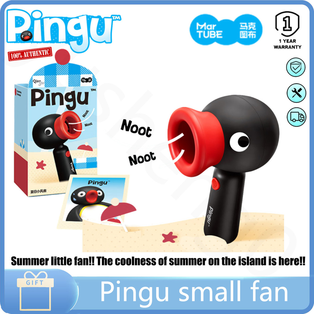 MARTUBE A birthday gift from Pingu Penguin is a hand-held rotating ...
