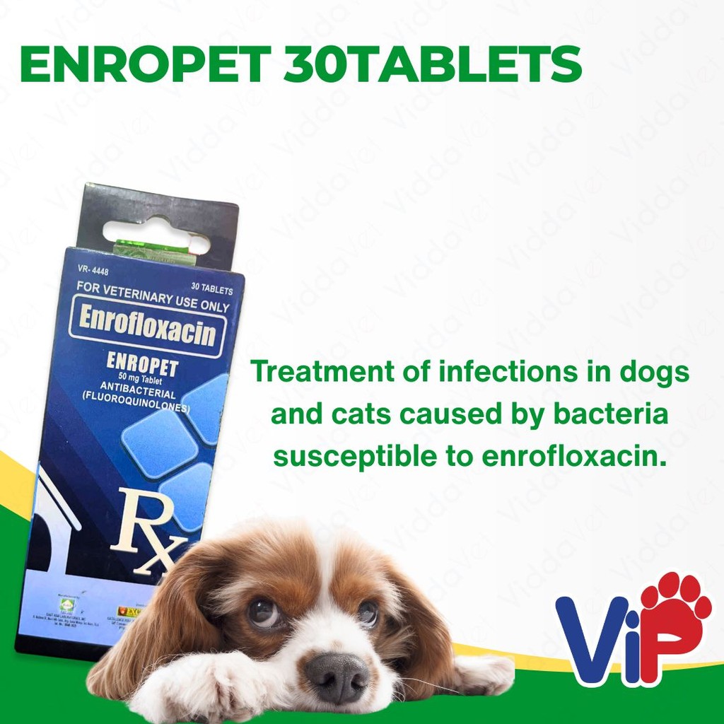 30tablets Enropet Enro Antibac...terial Fluoroquinolones for Animals ...