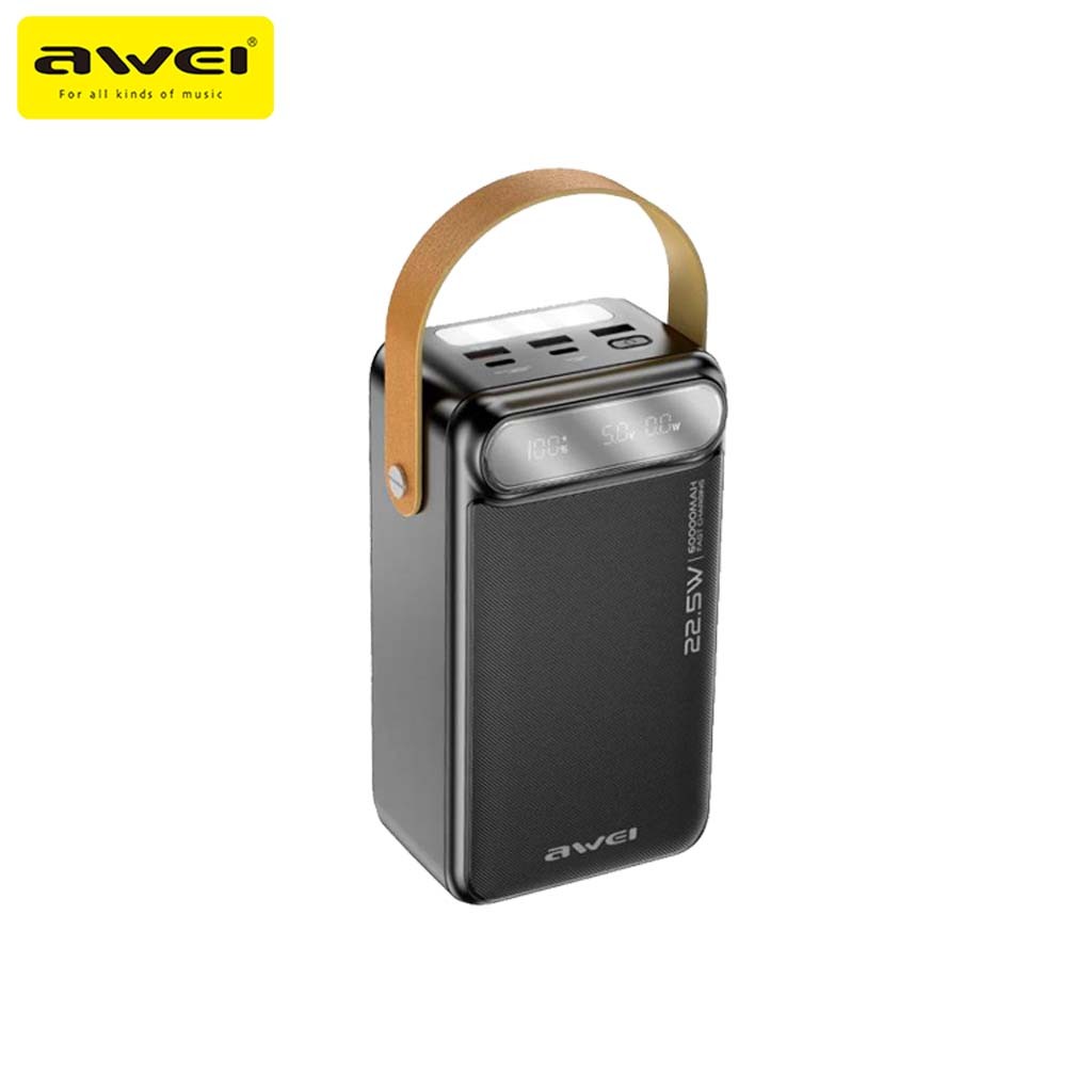 Awei P101K 60,000mAh Outdoor Power Bank 22.5W Quick Charging Long ...