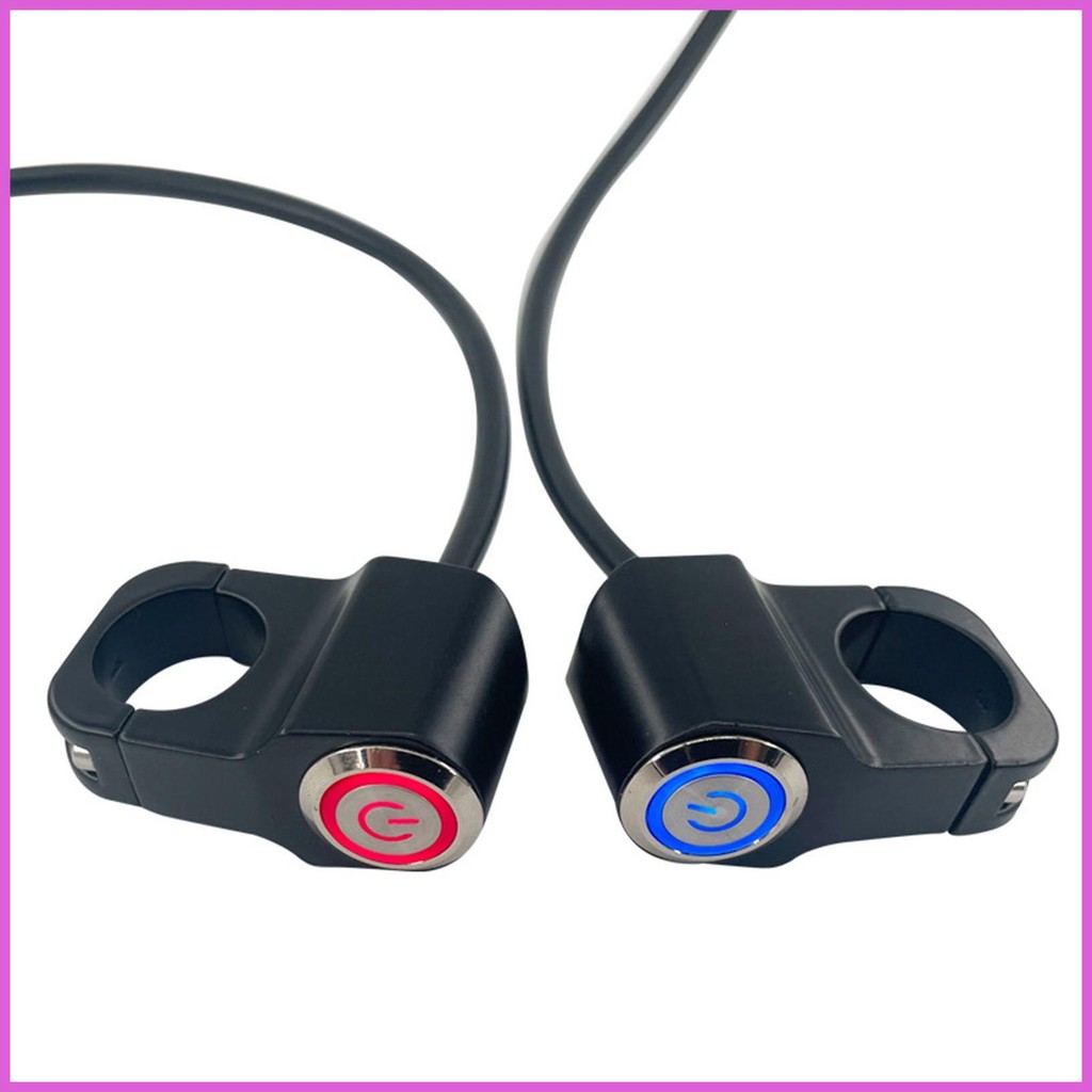 Motorcycle Light Switches Push Button Control Turn On/Off Intelligent ...