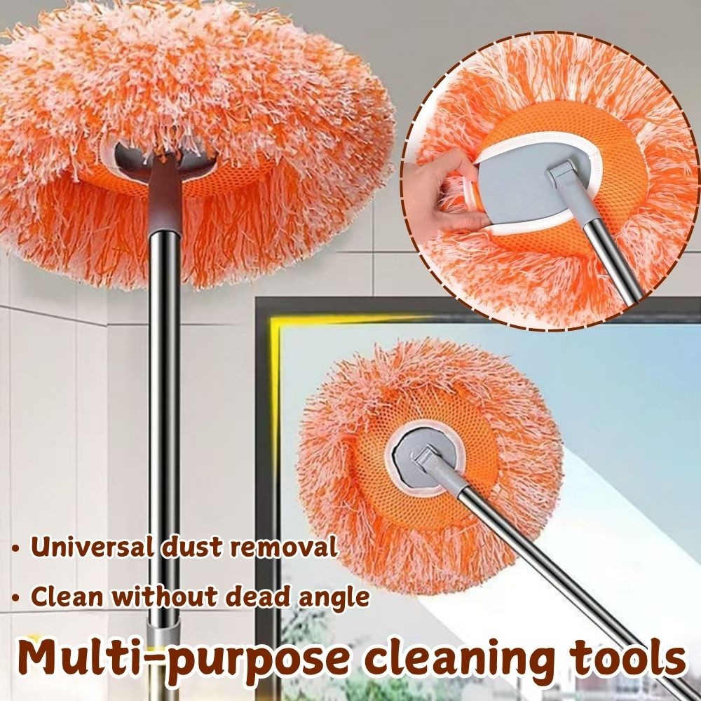 Microfiber Mop Cleaning Mop with Long Handle Mop Cloth Replacement 360 ...