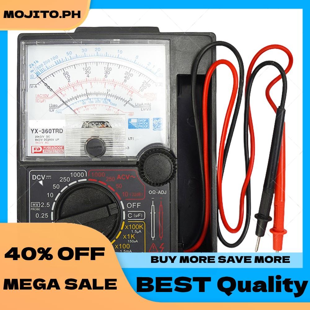 Analog Multitester with Buzzer Test Pen Handheld Pointer Analog Meter ...