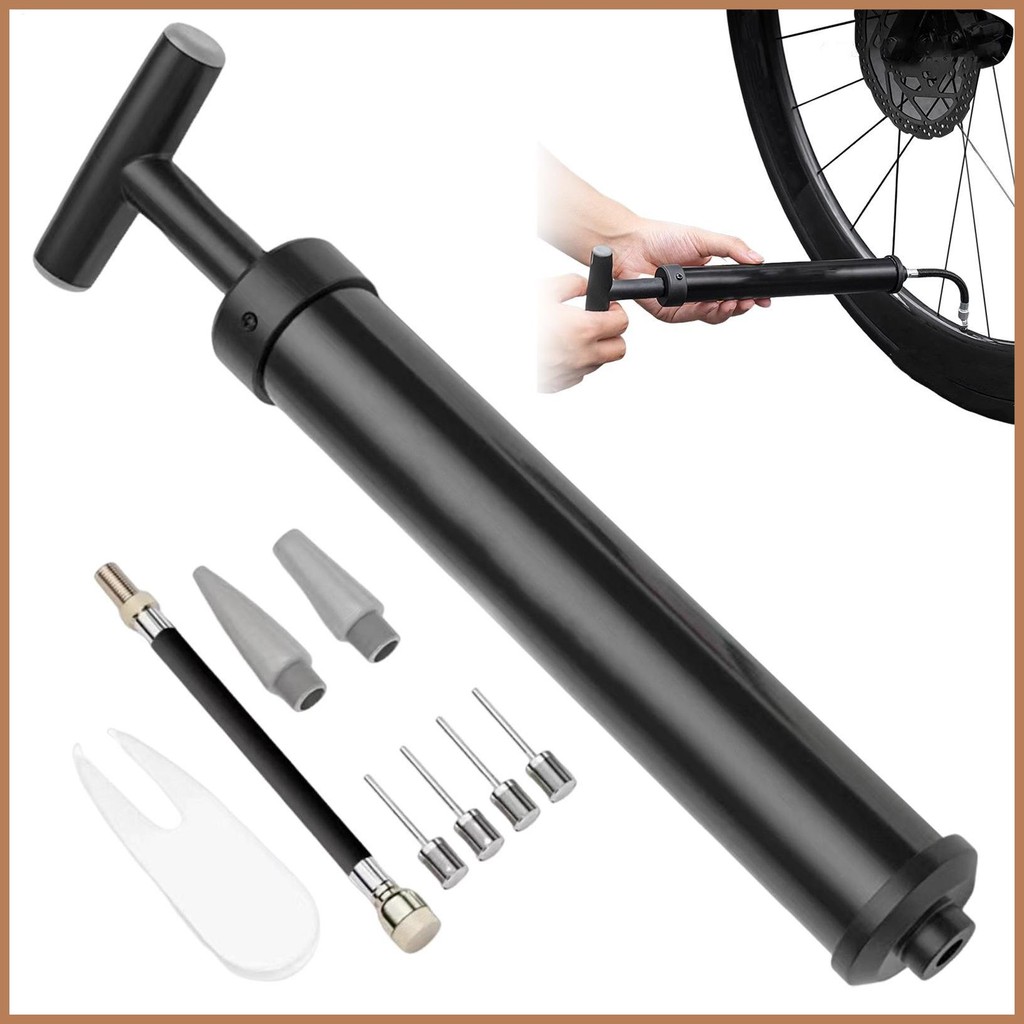 Basketball Pump Portable Hand Set with 4 High-Pressure Volleyball Pump ...
