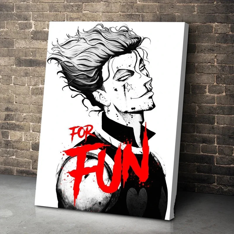Hunter X Hunter Anime Hisoka Canvas Painting HD Printed Modular Wall ...