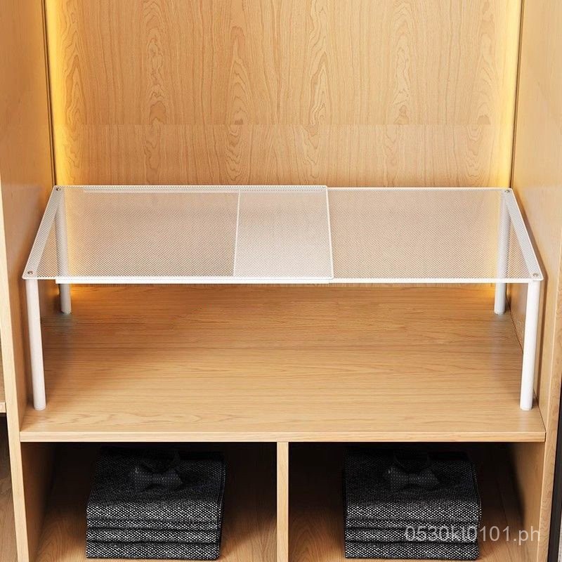 Expandable Wardrobe Divider Shelf Storage Rack Closet Transformation ...