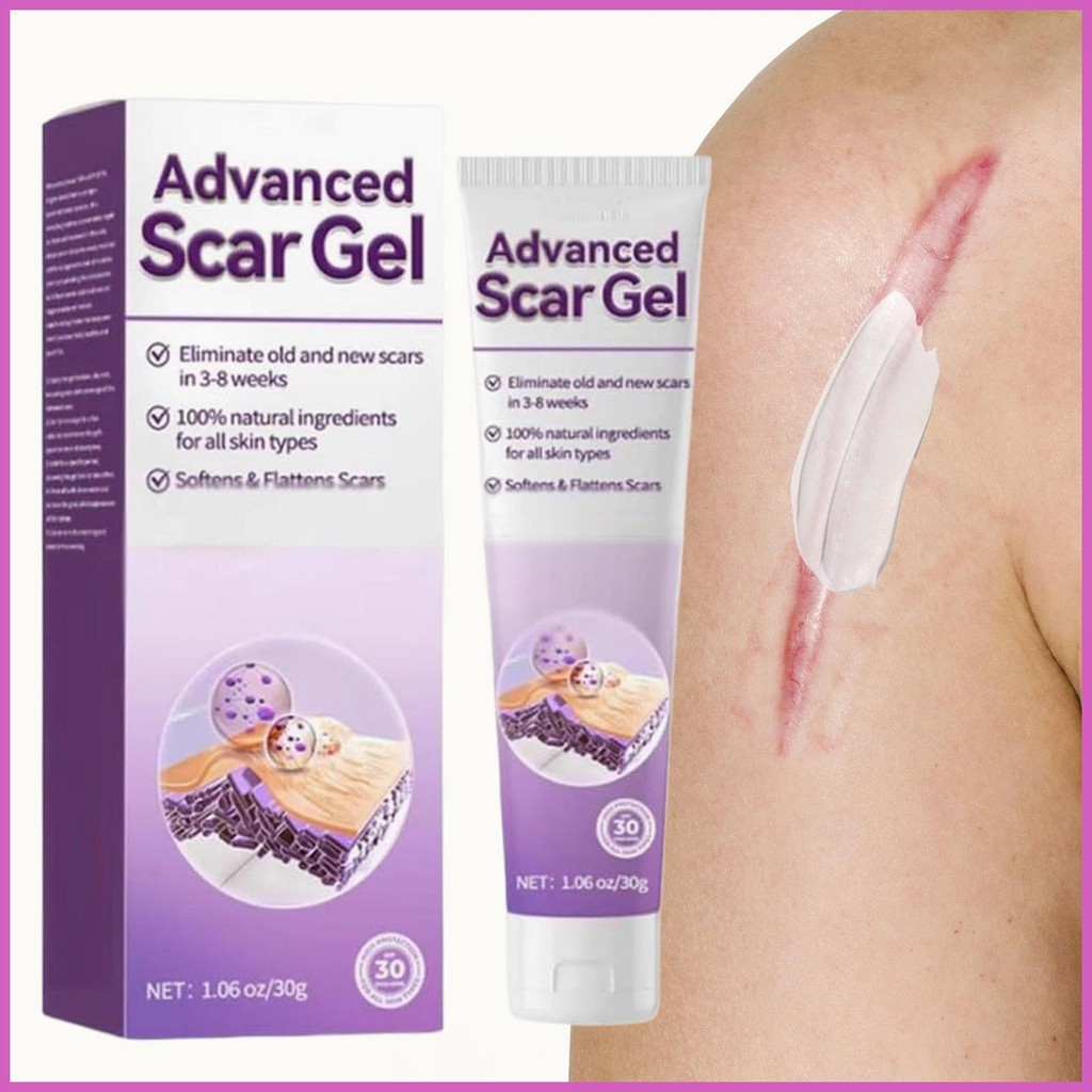 Scars Gel Surgical Cream 30g Fading Acne Wound Recovery C-Section ...