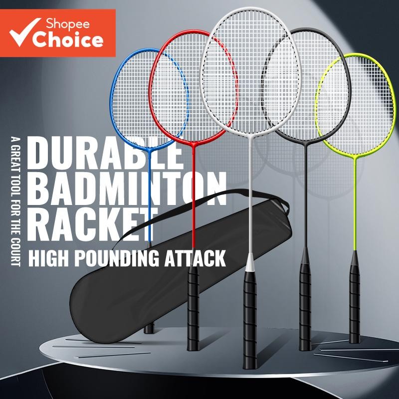 Badminton Racket G5 Middle Pole Iron Aluminum Alloy Frame Powerful ...