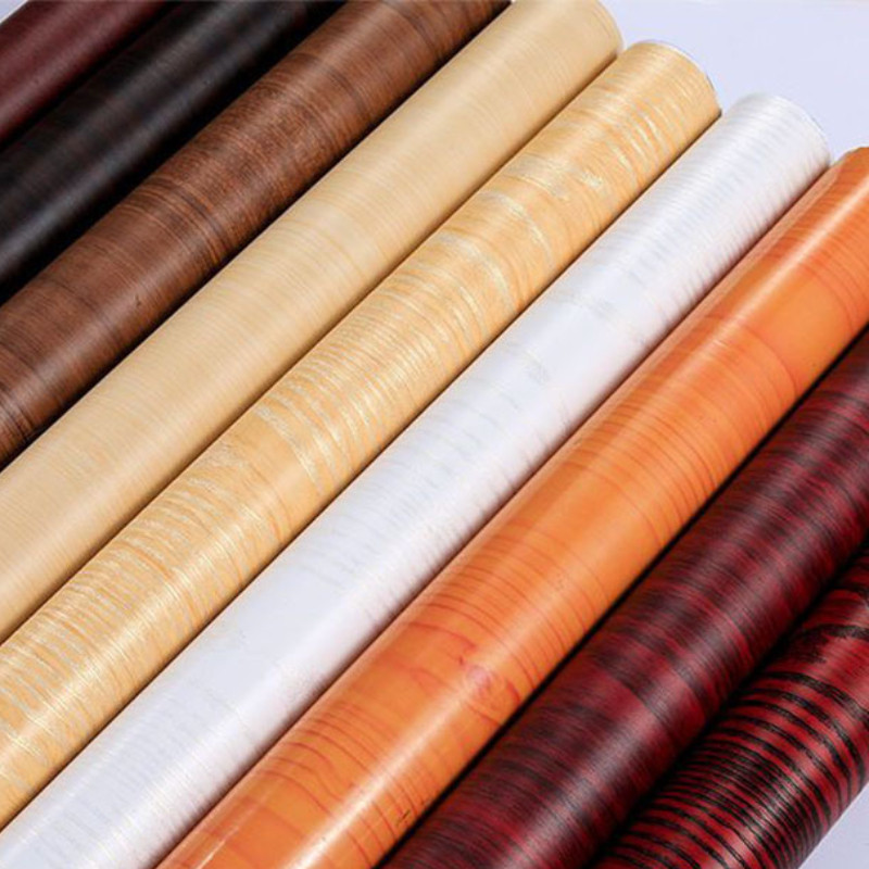 Se7ven Wood grain stickers, simulated PVC self-adhesive wall paper ...