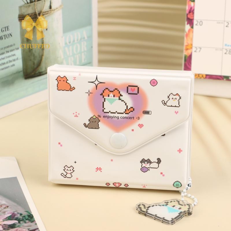 Chuffed Kawaii Cartoon Star Idol Kpop Photo Card Holder Book Cute Photo ...