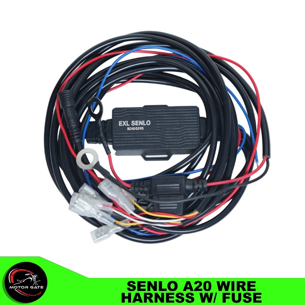 SENLO A20 WIRE HARNESS FOR MOTORCYHCLES SENLO LIGHTS - UNIVERSAL ...