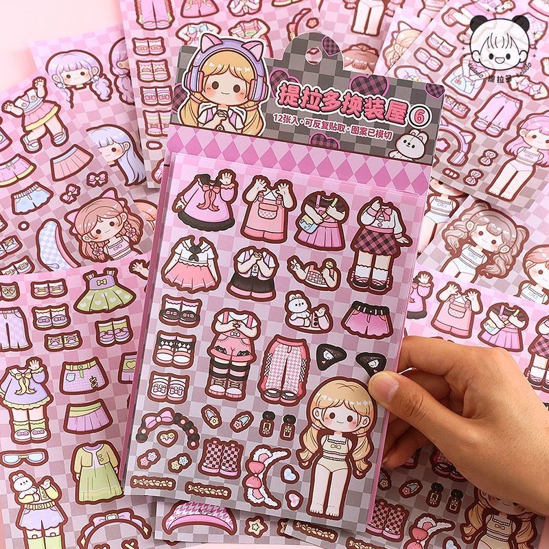 Tiraditional Sauce Dress-up House Dress-up Stickers Sweet Cool Princess ...
