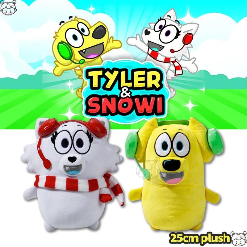 Tyler and Snowi Plush Figure Toys 9.8 Inches Stuffed Animal Toy Cuddly ...
