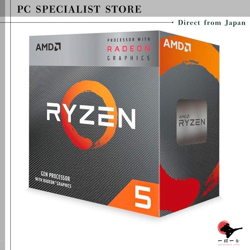 AMD Ryzen 5 4600G, 6-core, 12-thread unlocked desktop processor with Wraith Stealth cooler ...