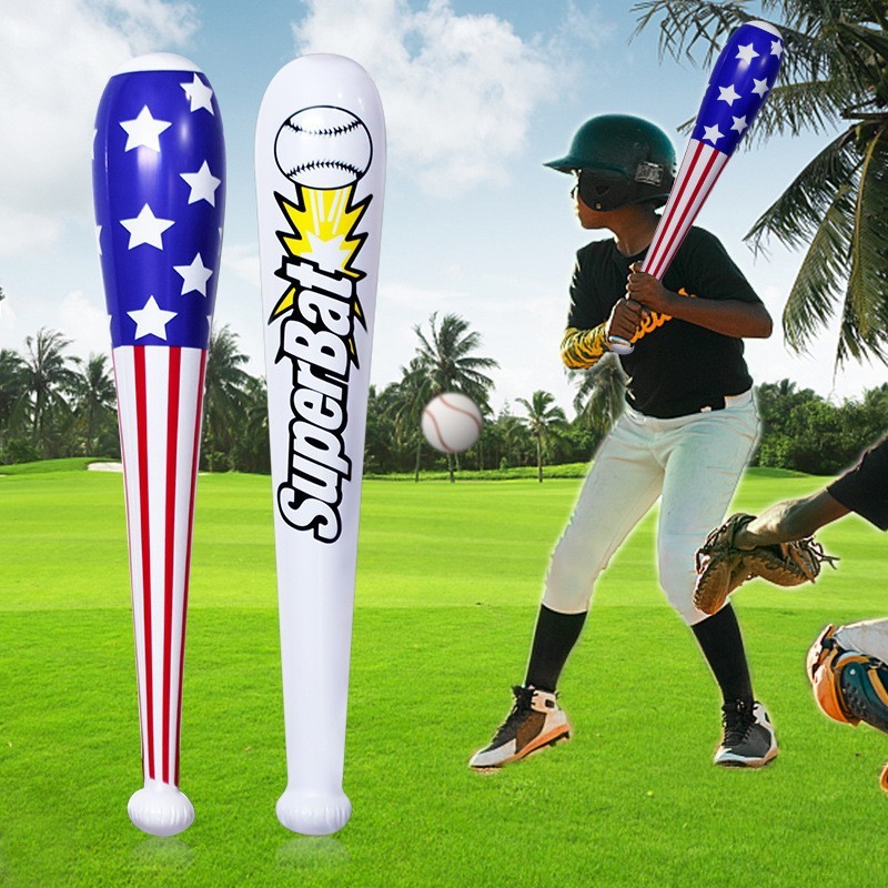 Pvc Inflatable Baseball Bat American Flag Bat Inflatable Toy Stick ...