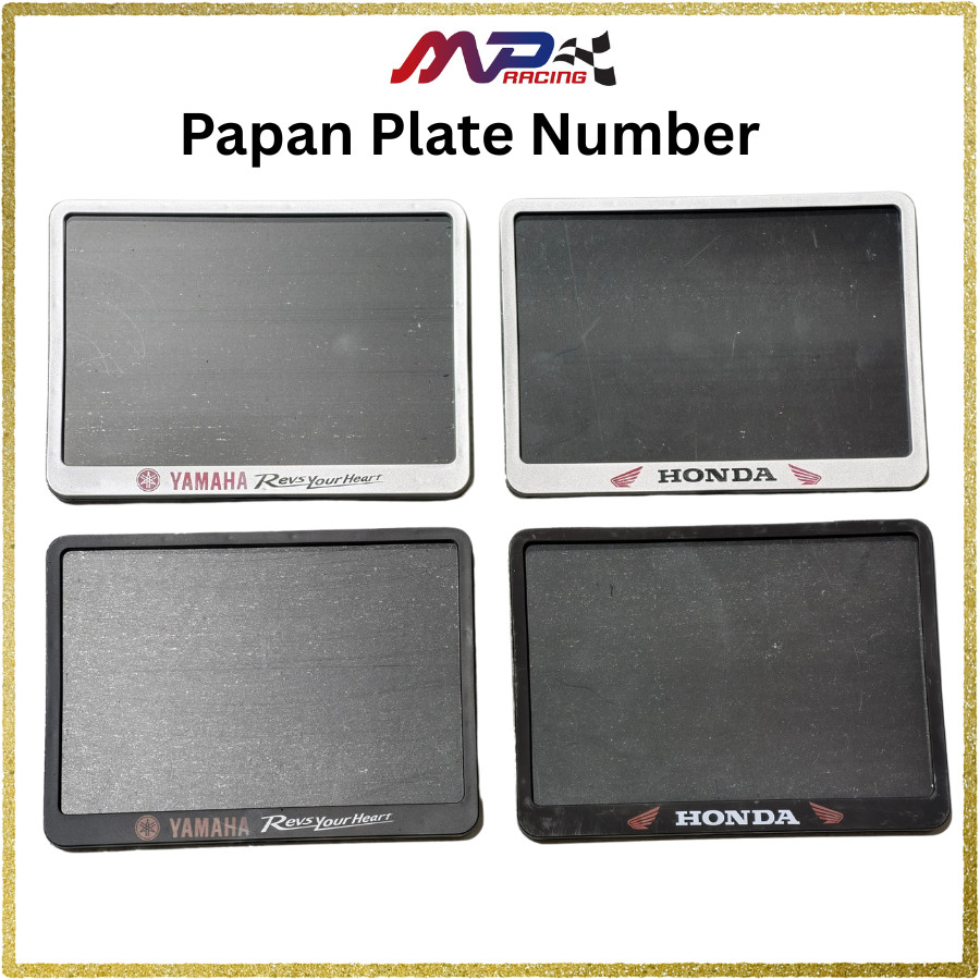 Yamaha Honda Universal Papan Plate number ,Universal Motorcylce Plate ...