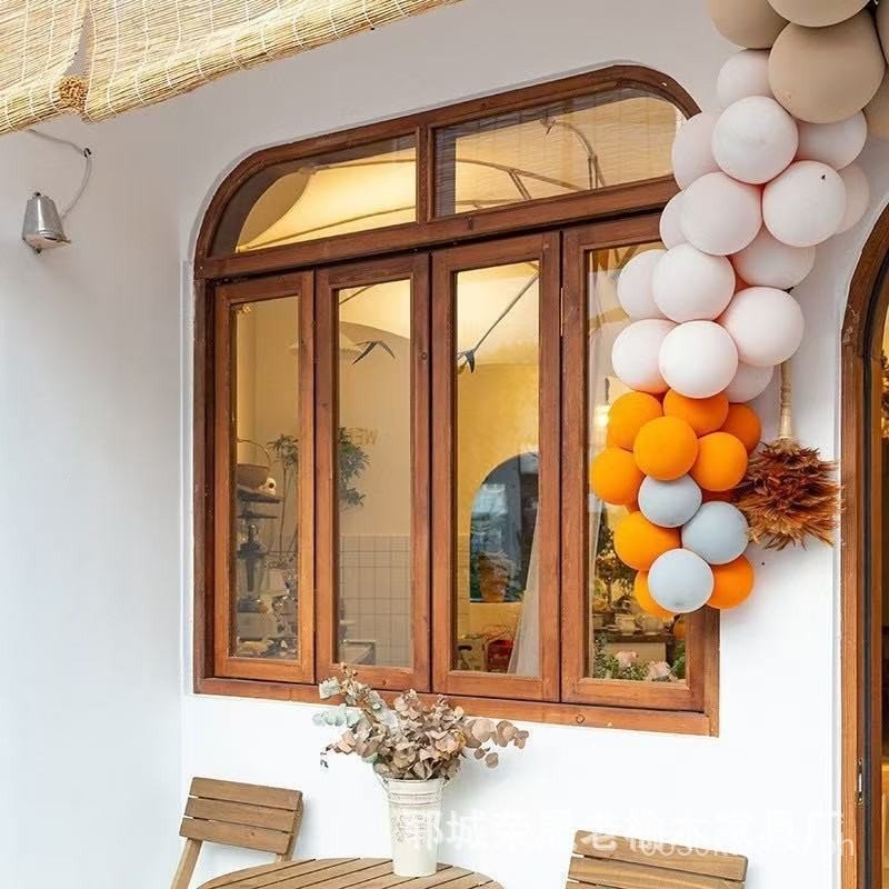 Street Side Homestay Solid Wood Original Wood Doors and Windows Cake ...