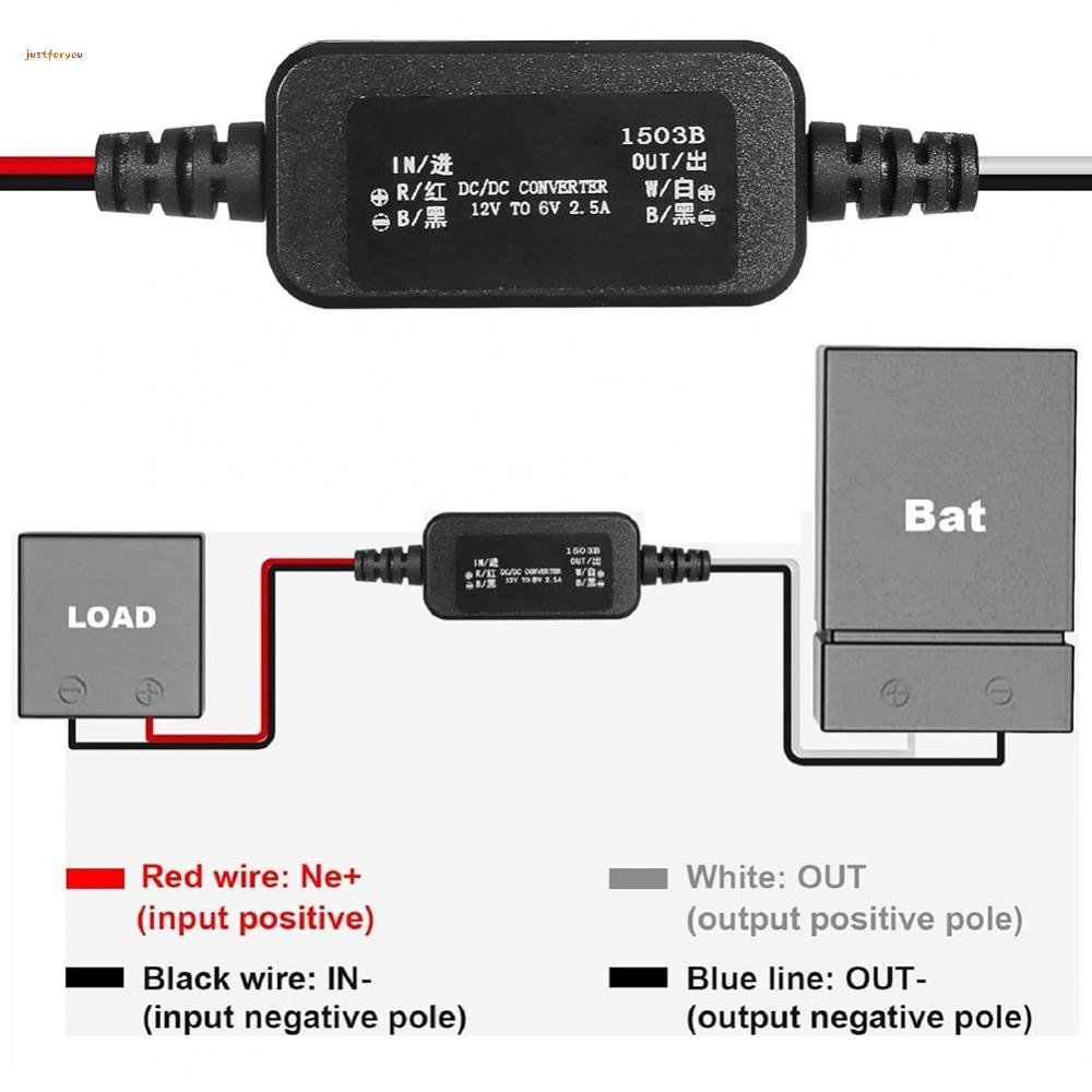 DC Voltage Reducer Easy Installation Maximum Current 2.5A 12V To 6V ...