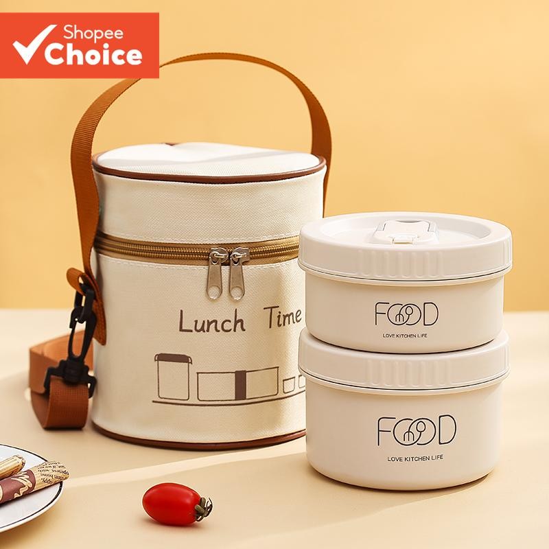 304 stainless steel Japanese style insulated lunch box student office ...