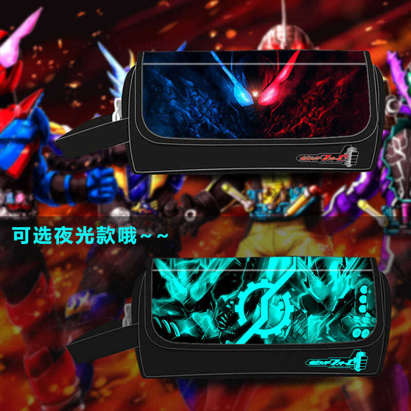 Kamen Rider Flip Pen Case Anime Peripheral Glow-in-the-Dark Stationery ...