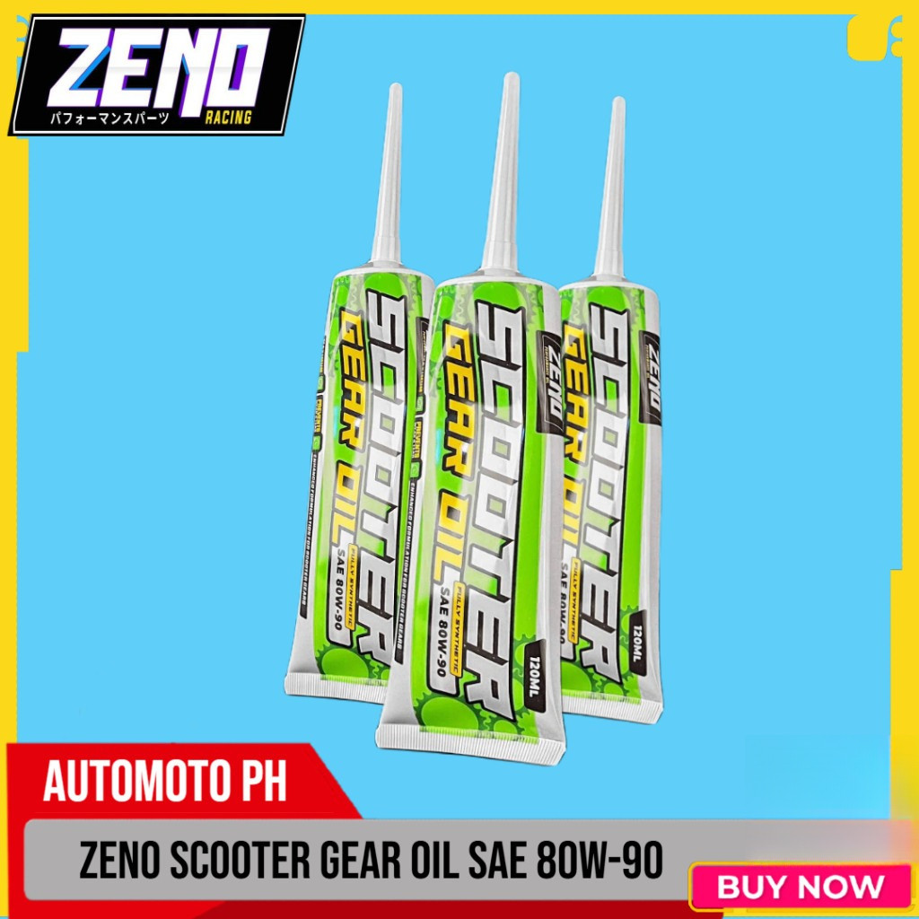 ZENO SCOOTER GEAR OIL 80w90 120ML | High Quality | Shopee Philippines