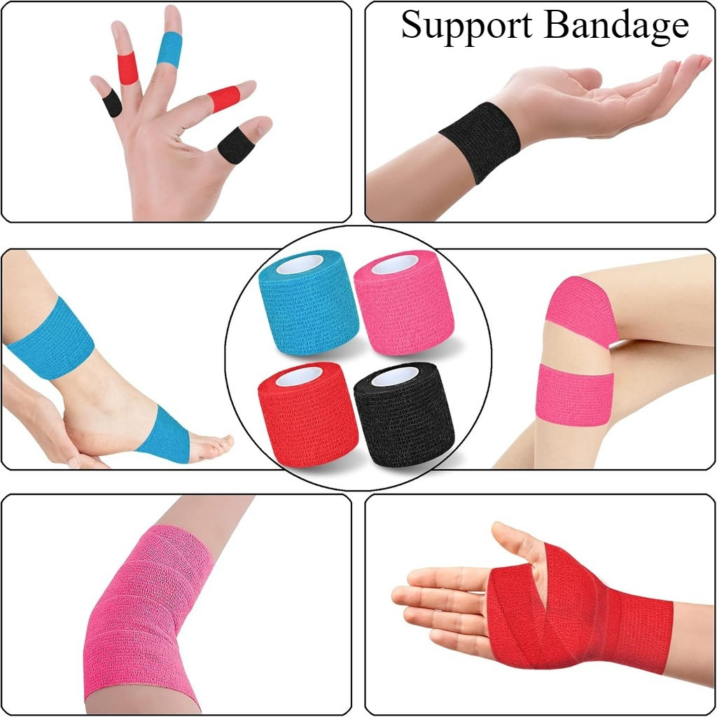 Stretch Bandage Finger Wrist Support Bandage Wraps Self-Adhesive ...