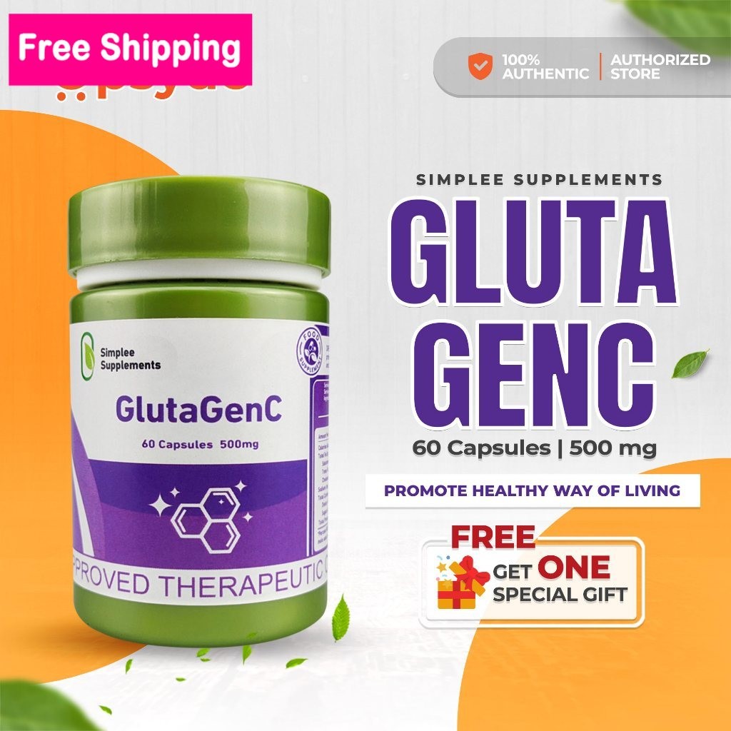 FDA Simplee GlutaGenC Whitening Capsule Supplement Glutathione ...